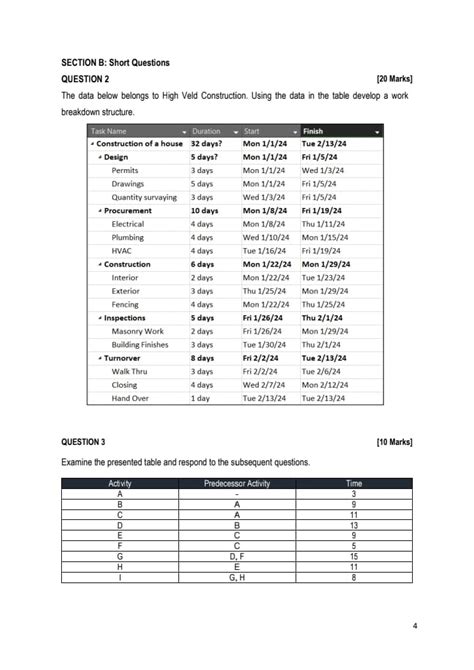 Solved Section B Short Questions Question 2 20 Marks The