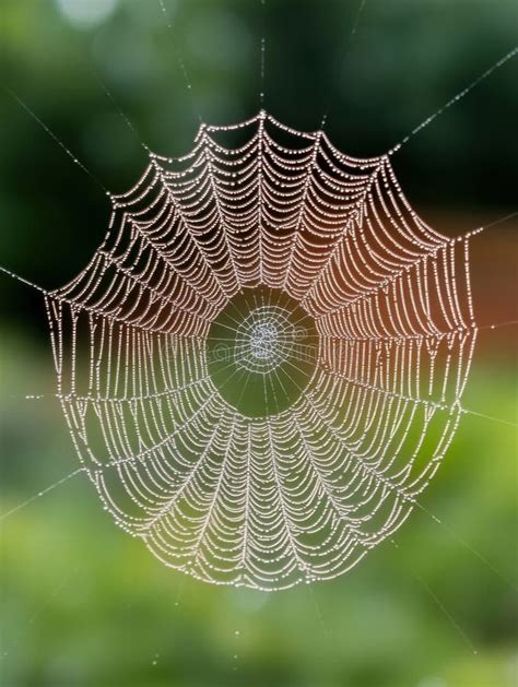 Intricate Spider Web Covered In Dew Stock Illustration Illustration Of Macro Nature 350046364