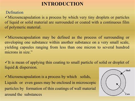 Ndds 4 Microencapsulation Drug Delivery System Pptx Physics Science
