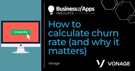 How To Calculate Churn Rate And Why It Matters Business Of Apps