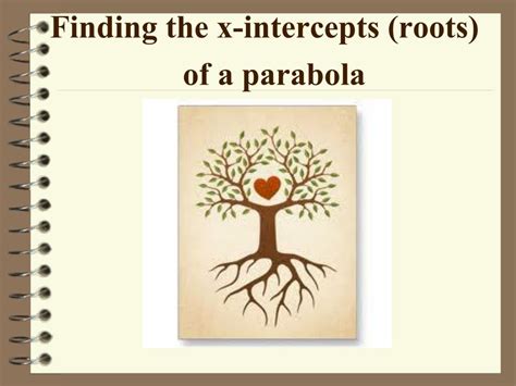 Ppt Finding The X Intercepts Roots Of A Parabola Powerpoint Presentation Id 6858438