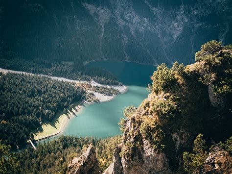 무료 이미지 하늘 자연 보호 구역 저수지 사진술 강 나무 수자원 산 항공 사진 국립 공원 언덕 역 마운트 풍경 경치 절벽 물줄기 분화구 호수