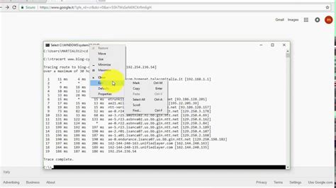 Comment Utiliser La Commande Tracert Sous Windows Youtube