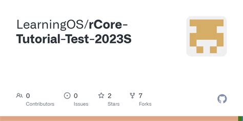 github learningos rcore tutorial test 2023s