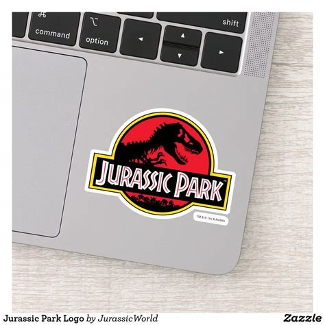 Electronics Accessories Sizes Jurassic Park Logo Sticker Jurassic My