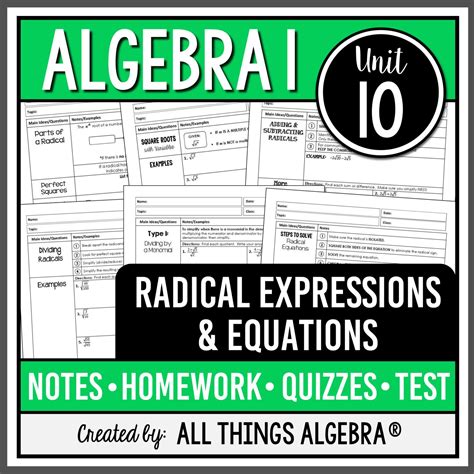 Algebra 1 Unit 5 Systems Of Equations And Inequalities All Things Algebra®