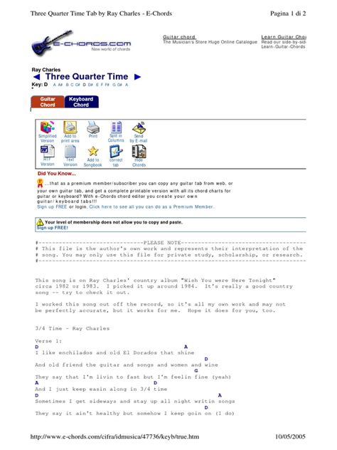 Three Quarter Time Pdf
