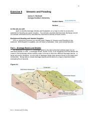 Understanding Streams Floods And Drainage Systems Course Hero