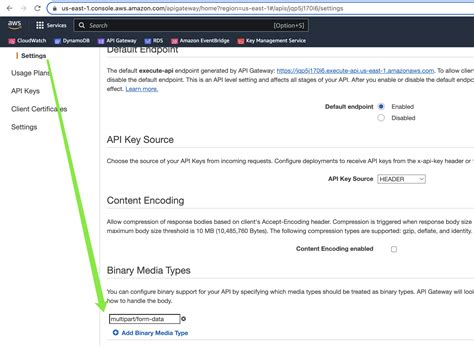 Amazon Web Services How To Receive File Uploads Behind Aws Api