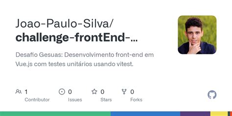 Github Joao Paulo Silva Challenge Frontend Proassistance Desafio