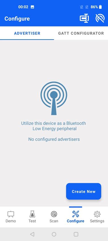 Ble Configure View Explore Simplicity Connect Silicon Labs Mobile
