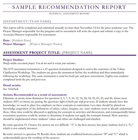 15 Best Recommendation Report Examples In Pdf