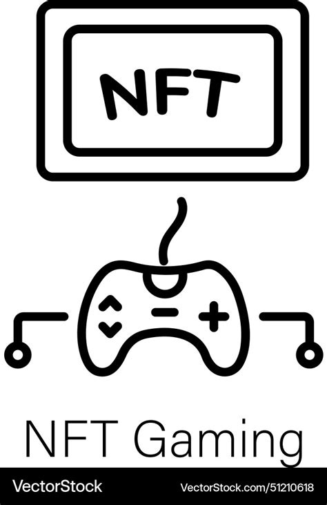 Nft Gaming Royalty Free Vector Image Vectorstock