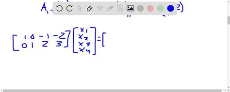 Determine The Null Space Of The Given Matrix A A 1 2 3 4 5 6 7 8