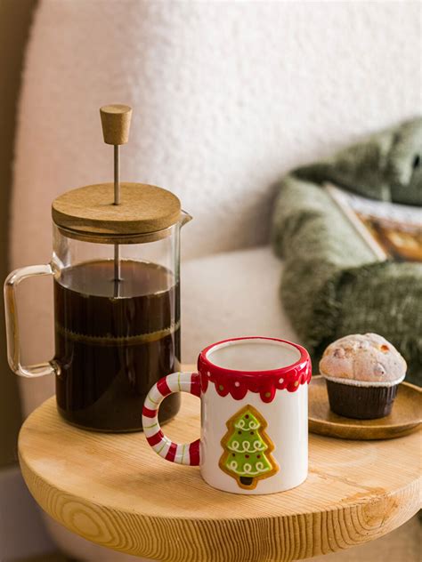 Lcw Home Новогодишна тематична керамична чаша 380 мл W3at74z8 F9c Lc Waikiki