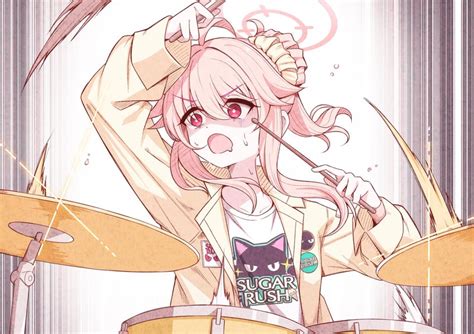 Natsu And Natsu Blue Archive Drawn By Karikura Atatata Danbooru