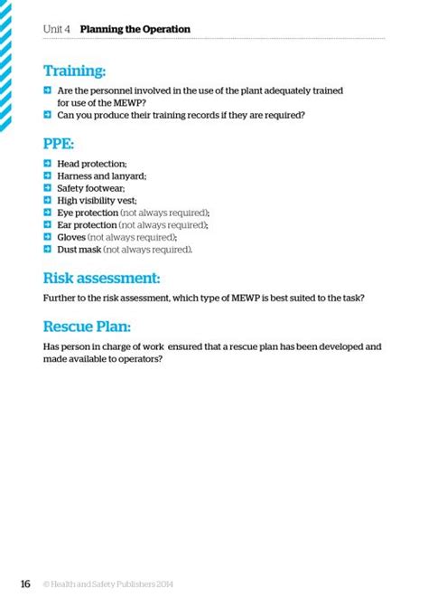 MEWP Safety Guide Book