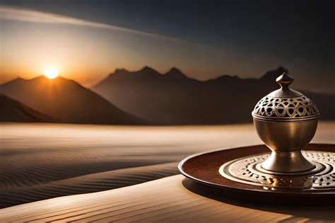 Premium Ai Image Oil Diffuser On Blurred Space Near Burning Candles Aromatherapy And Health