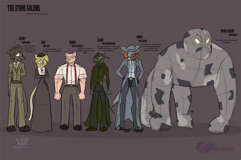 The Stone Golems By Thatdarnfoxcreations On Deviantart