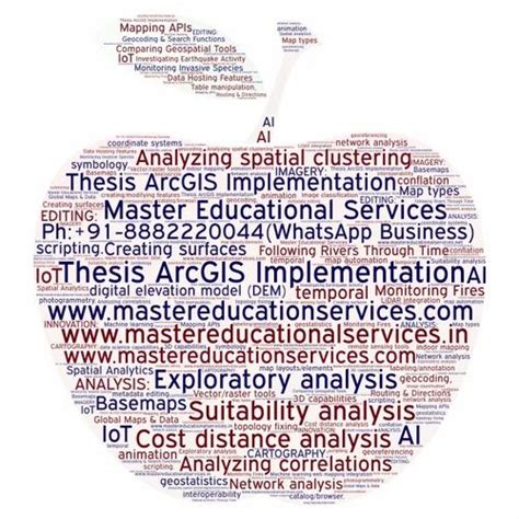 thesis arcgis implementation services at ₹ 1 word in new delhi id