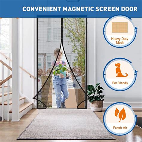 Mosquitera Magn Tica De Verano Para Puerta Malla Antimosquitos