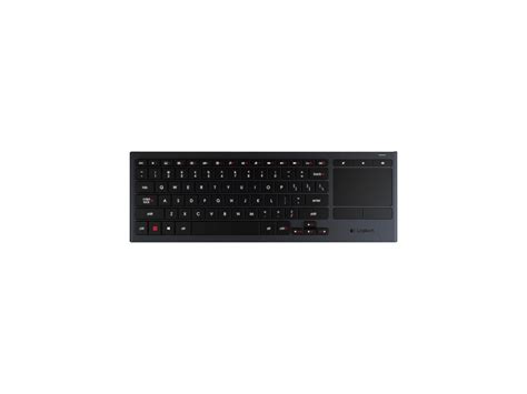 Logitech K830 920 006081 Usb 2 4ghz Wireless Illuminated Living Room Keyboard With Touchpad