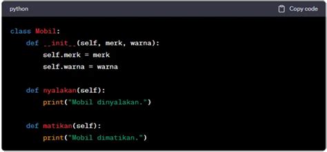 Pengenalan Ke Pemrograman Berorientasi Objek Di Python