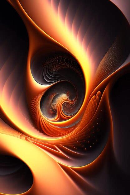 Premium Ai Image Abstract Fractal Surface Fractal Elegant Texture Raster Fractal Graphics 3d