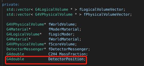 the different value particles track event run and biasing geant4