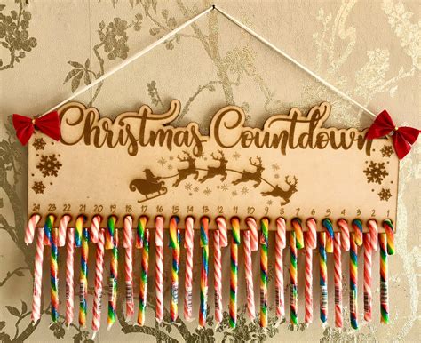 Christmas Candy Cane Countdown The Candyland Company