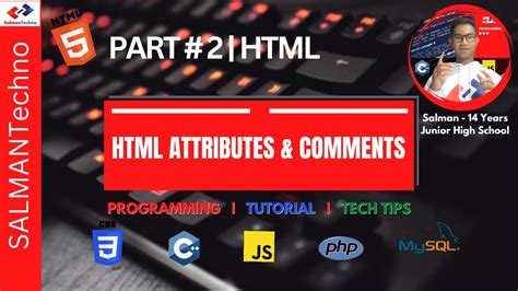 Basic Html Attributes And Comments Part 2 Youtube