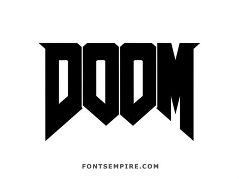 Doom Font Free Download Fonts Empire