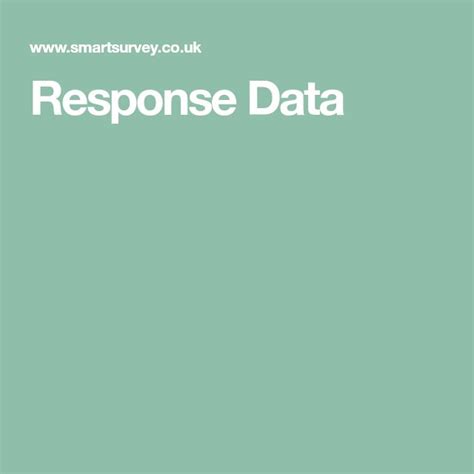 Response Data No Response Data Projects To Try