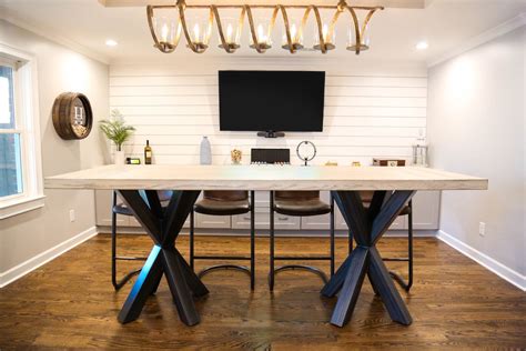 Modern Double Asterisk Table Rustic Trades Furniture