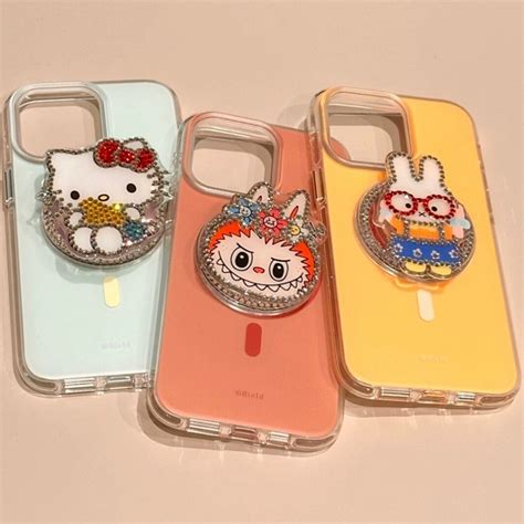 Cartoon Hello Kitty Magnetic Bracket Clap Strong Adsorption Airbag