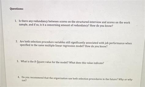 Part Ii Estimating Criterion Related Validity Using