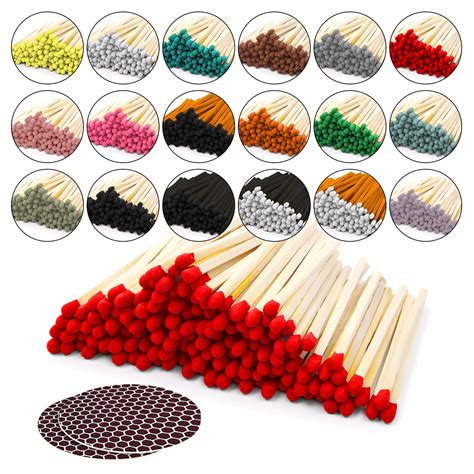 Ecoflare 2 Inch Fancy Themed Colorful Matches 100 With Striking