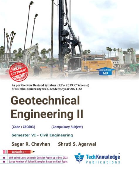 Geotechnical Engineering Ii Techknowledge Publications