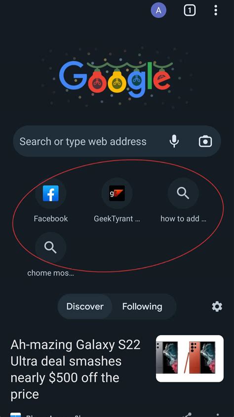 what are the circled shortcuts called and how can i add a web page back