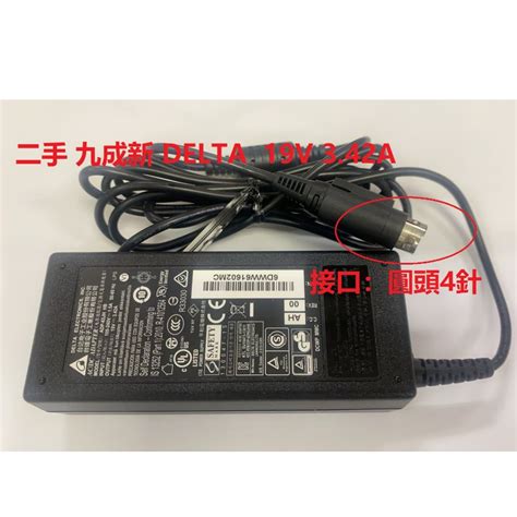 二手九成新 商品 Delta 台達 19v 3 42a 65w 電源供應器adp 65jh Hb 蝦皮購物