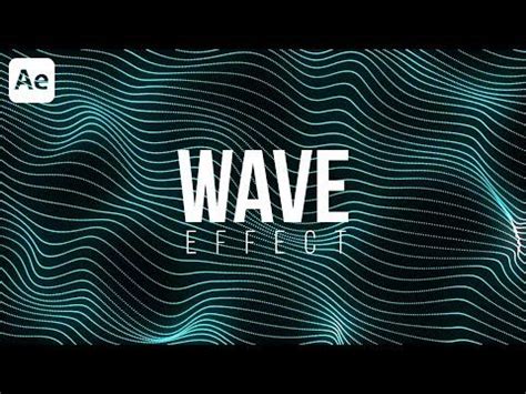 Abstract Wave Background Effect After Effect Tutorial 2023 Trapcode