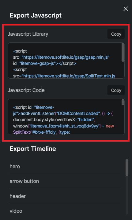 Create First Animation Saas Method