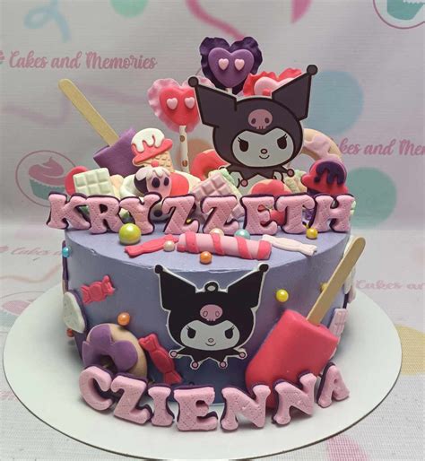 Hello Kitty And Kuromi Cake