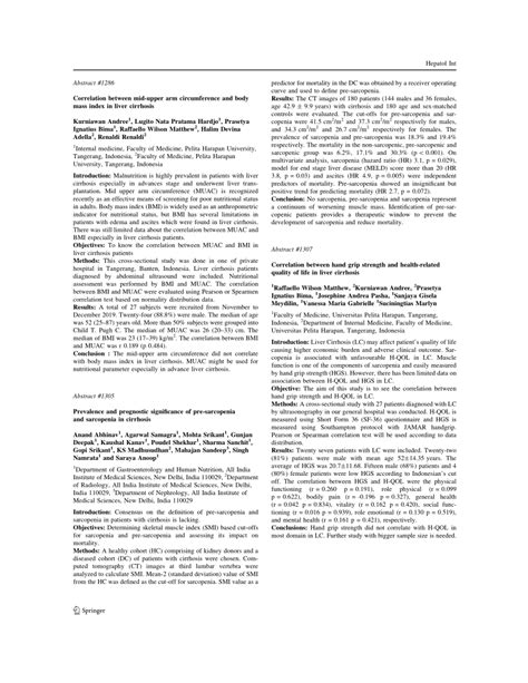 Pdf Correlation Between Mid Upper Arm Circumference And Body Mass