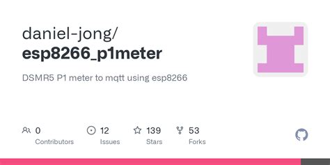 github daniel jong esp8266 p1meter dsmr5 p1 meter to mqtt using esp8266