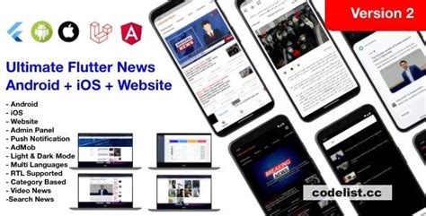 news full app v3 0 flutter app android ios website premium scripts plugins and mobile