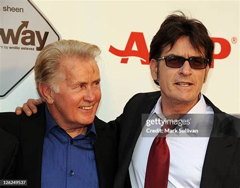 Charlie Sheen Martin Sheen Photos And Premium High Res Pictures Getty