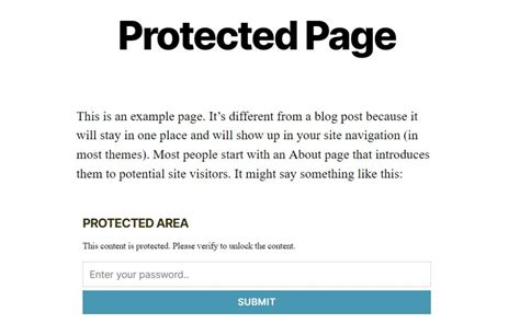 How To Create A Private Page In Wordpress