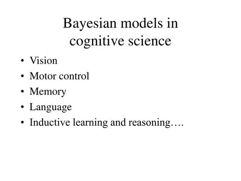 Ppt Bayesian Models Of Inductive Learning Powerpoint Presentation