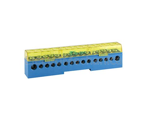 Itb1015 7way Rail Mnt Terminal Block Blue L Termination And Wiring Distribution